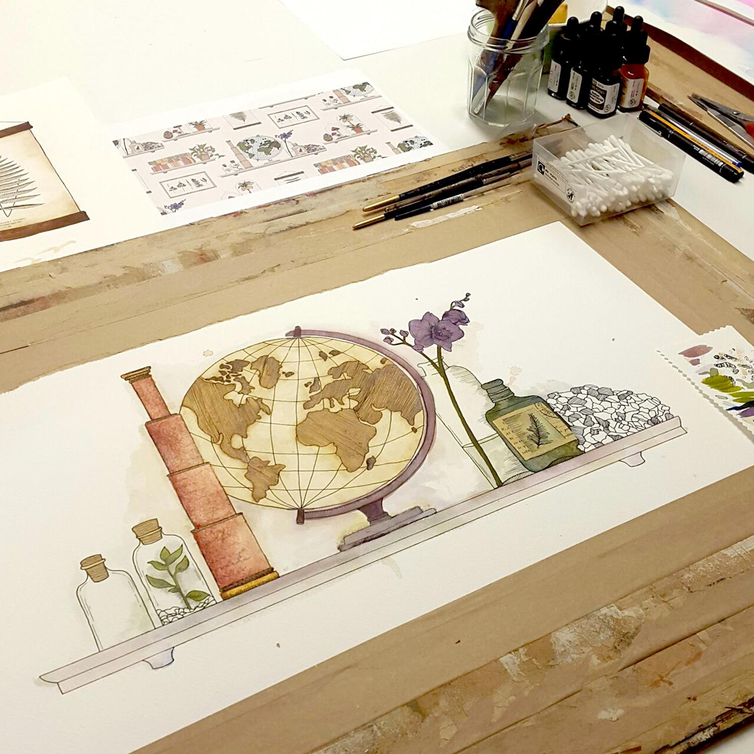 Wallpaper Design Development | Portfolio | Lauren Peploe